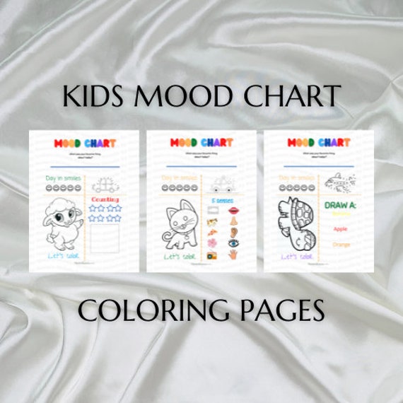 Kids Mood Charts 3 | Etsy
