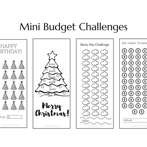 MONTHLY Mini Challenges - Etsy
