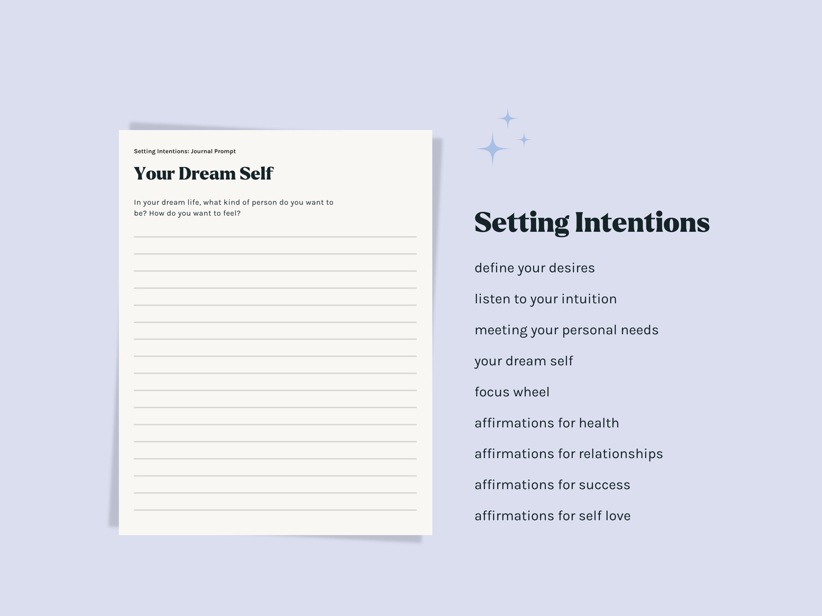 Digital Manifestation Journal and Planner 44 Page Digital PDF Printable ...