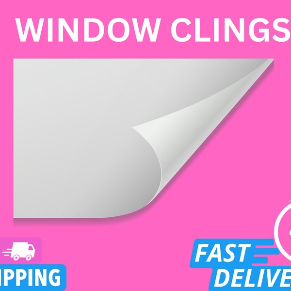 Window Cling - Etsy