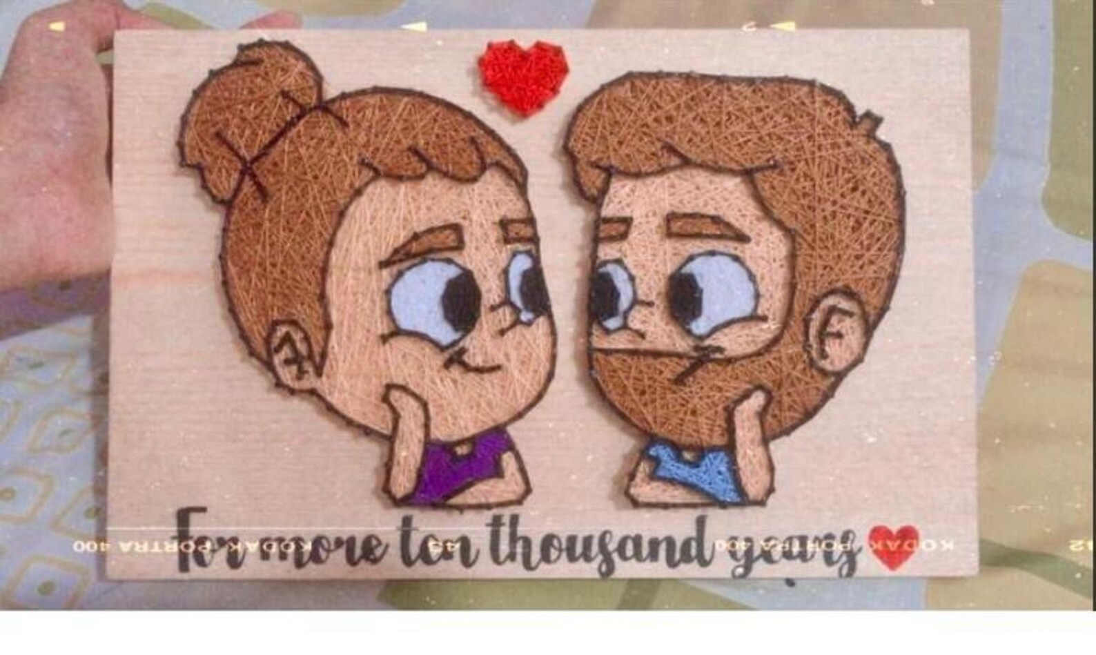 Buy String Art Wall Art Lovely Couple Online in India - Etsy