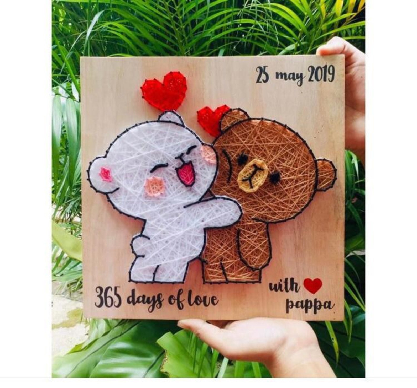 String Art Wall Art Lovely Couple | Etsy