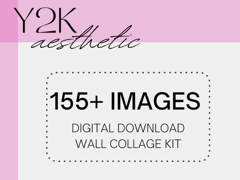 125 Y2K Photo Collage Kit Indie Room Decor, 2000s 90s Aesthetic Retro ...