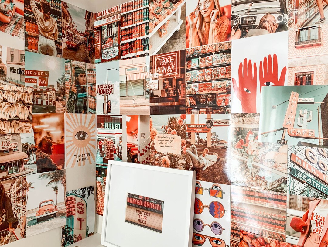 Tezza Collage Kit VSCO Wall Collage Kit, Tezza Collages, Colorful ...