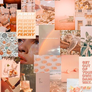 Pastel Aesthetic Wall Collage Kit, Indie Room Decor, College Dorm Decor ...