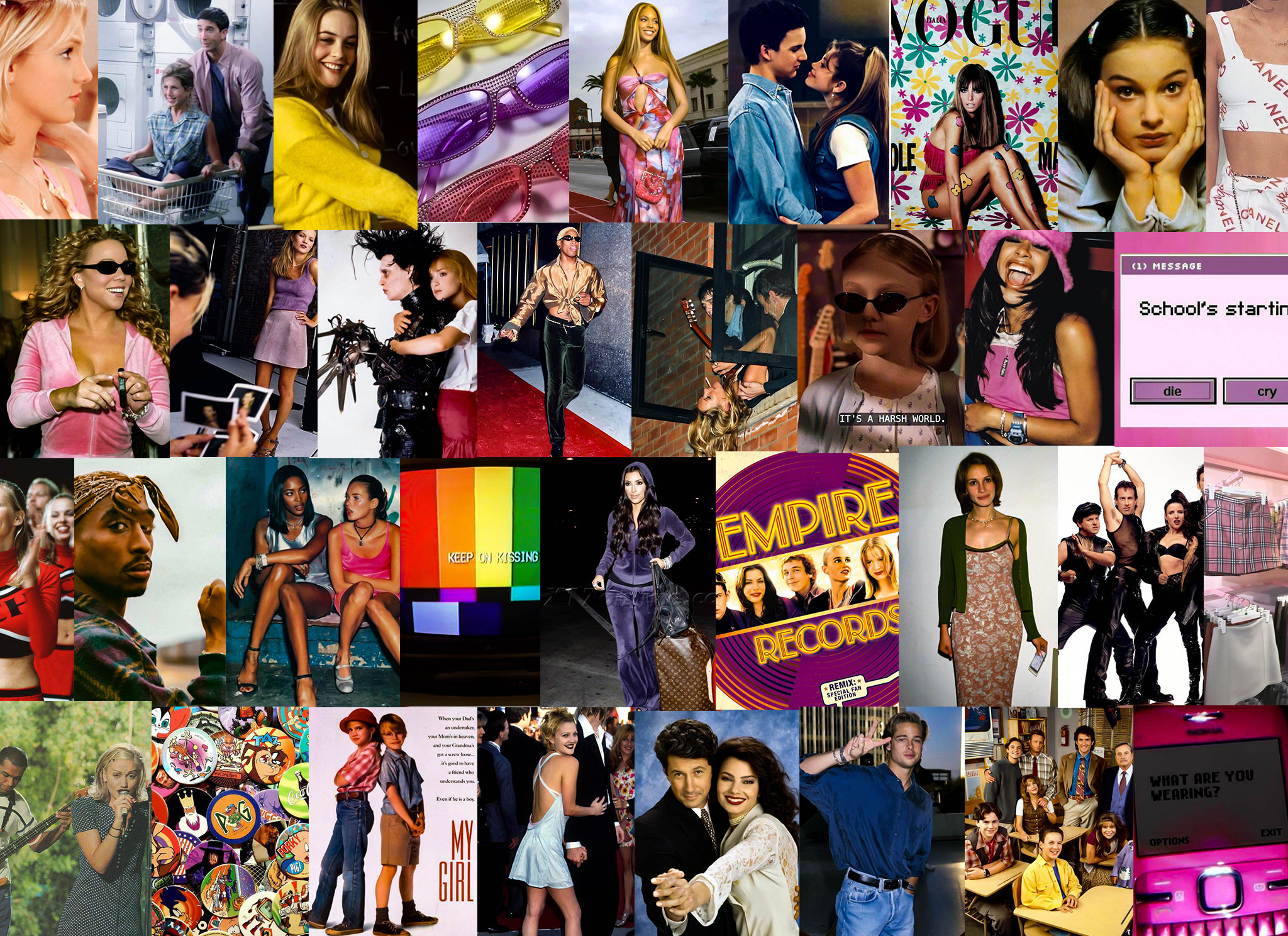 125 Y2K Photo Collage Kit Indie Room Decor 2000s 90s - Etsy Canada