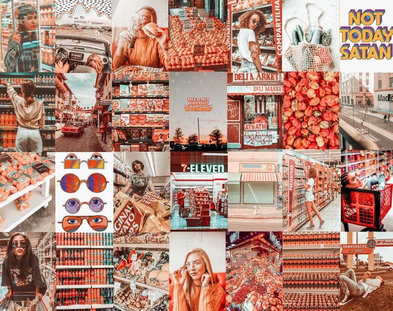 Vibrant Tezza Collage Kit Digital, Tezza Collages, Colorful Collage Kit ...