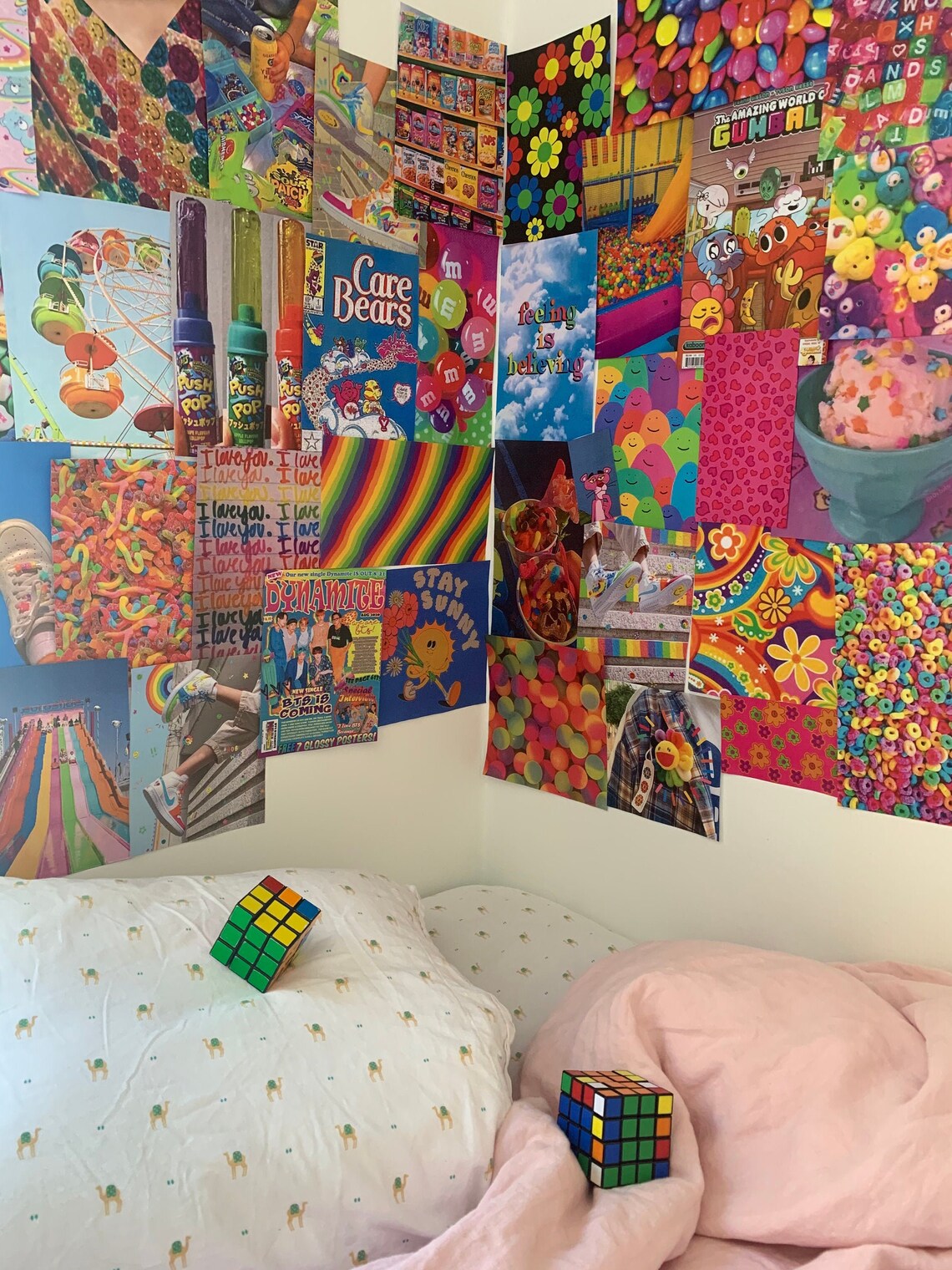 Kidcore Collage Kit Indie Room Decor Y2k Wall Collage Kit - Etsy Australia