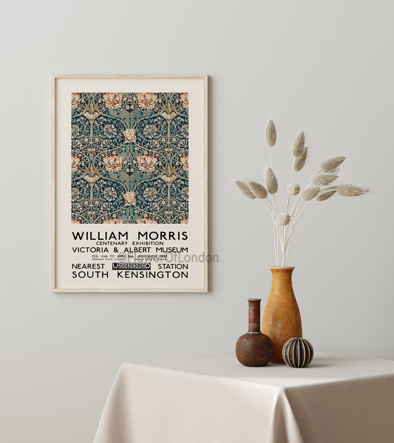 William Morris Print William Morris Poster Vintage - Etsy