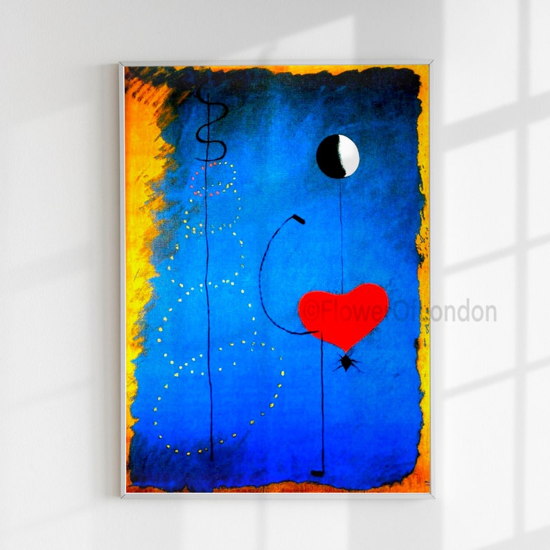 Joan Miro Dancer Ballerina Surrealism Print Valentine's - Etsy UK