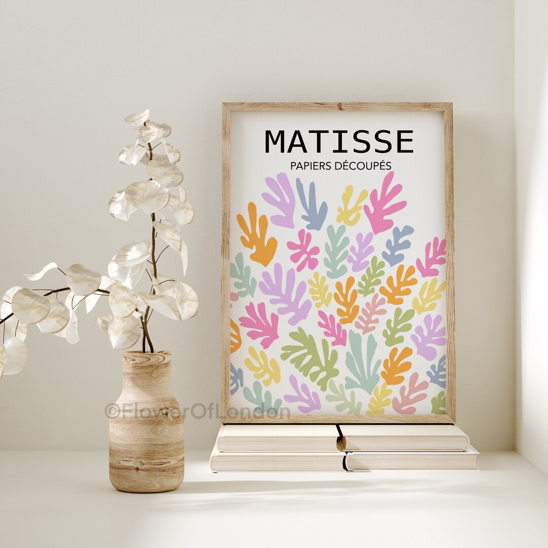 Matisse Cutout Print, INSTANT DOWNLOAD, Matisse Exhibition Poster ...