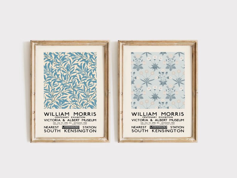 Set of 2 William Morris Prints, William Morris Daisy Print William ...