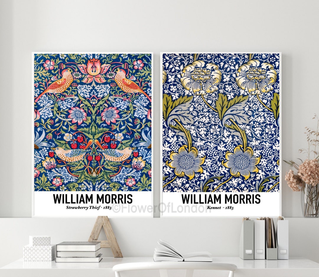 Set of 2 William Morris Prints Posters Best of Vintage Wallpaper Fabric ...