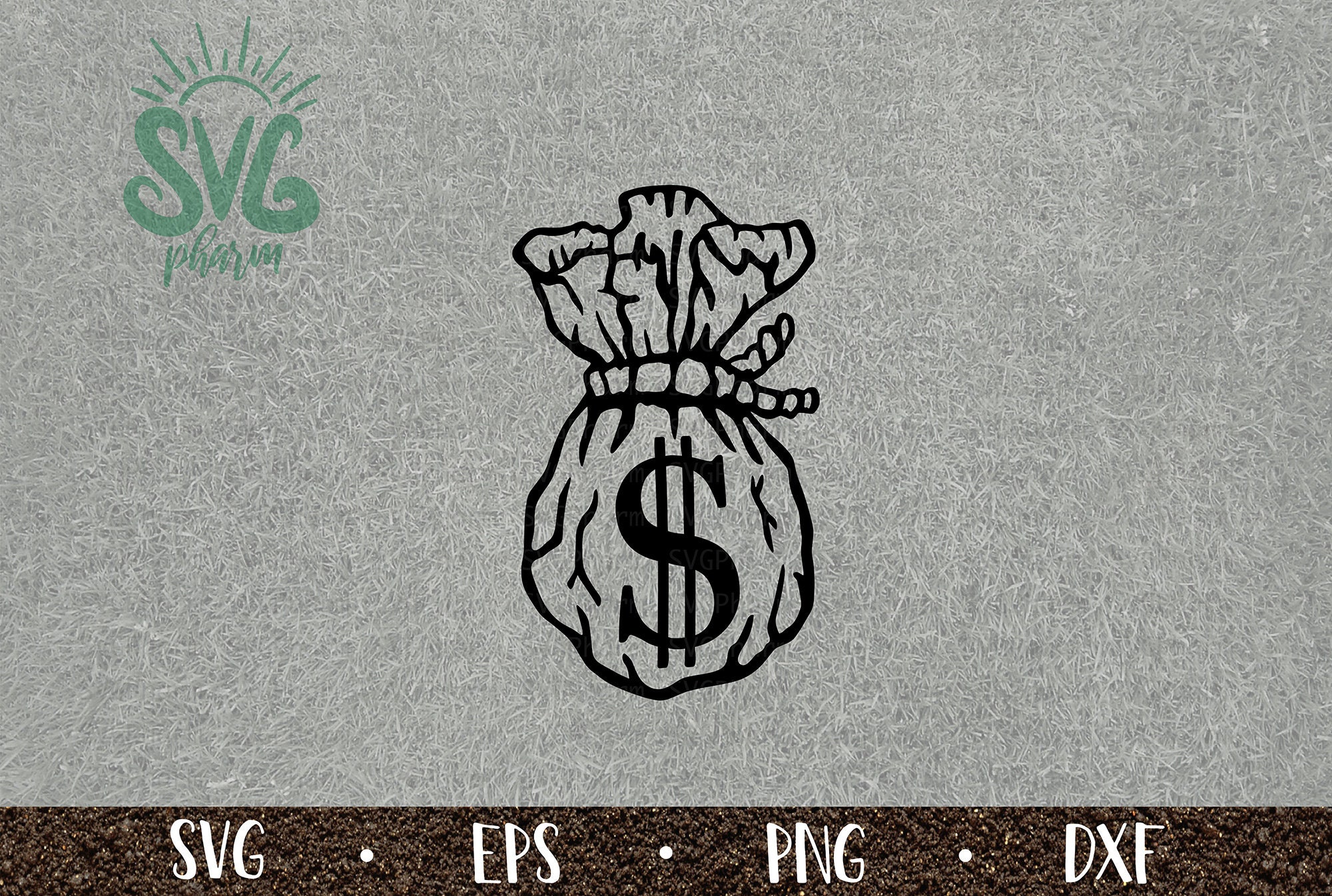 Moneybag SVG / Money Bag Vector / Bank Moneybag / Png DXF EPS / Cricut ...