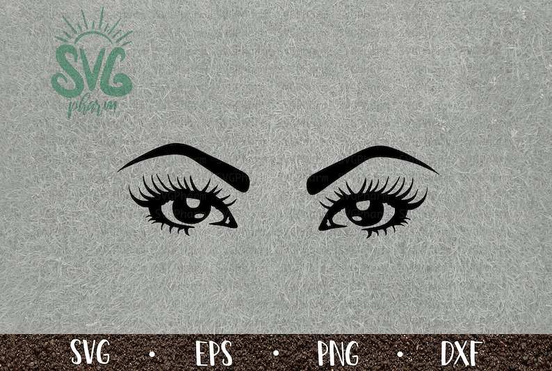 Beauty Eyes SVG / Pretty Eyes / Eye Vector / Png DXF EPS / Cricut ...