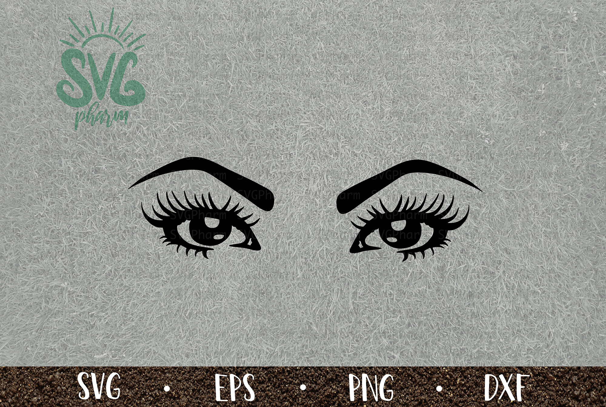 Beauty Eyes SVG / Pretty Eyes / Eye Vector / Png DXF EPS / Cricut ...