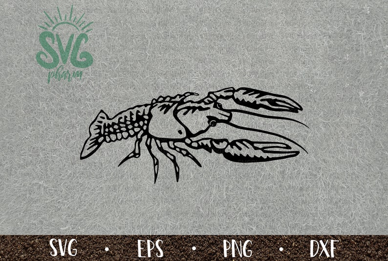 Crawfish SVG / Crawfish Vector / Crawfish Season / Crayfish / Png DXF ...