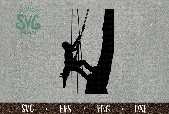 Tree Service Man SVG / Tree Trimming Job / Yard Worker / Tree | Etsy Canada