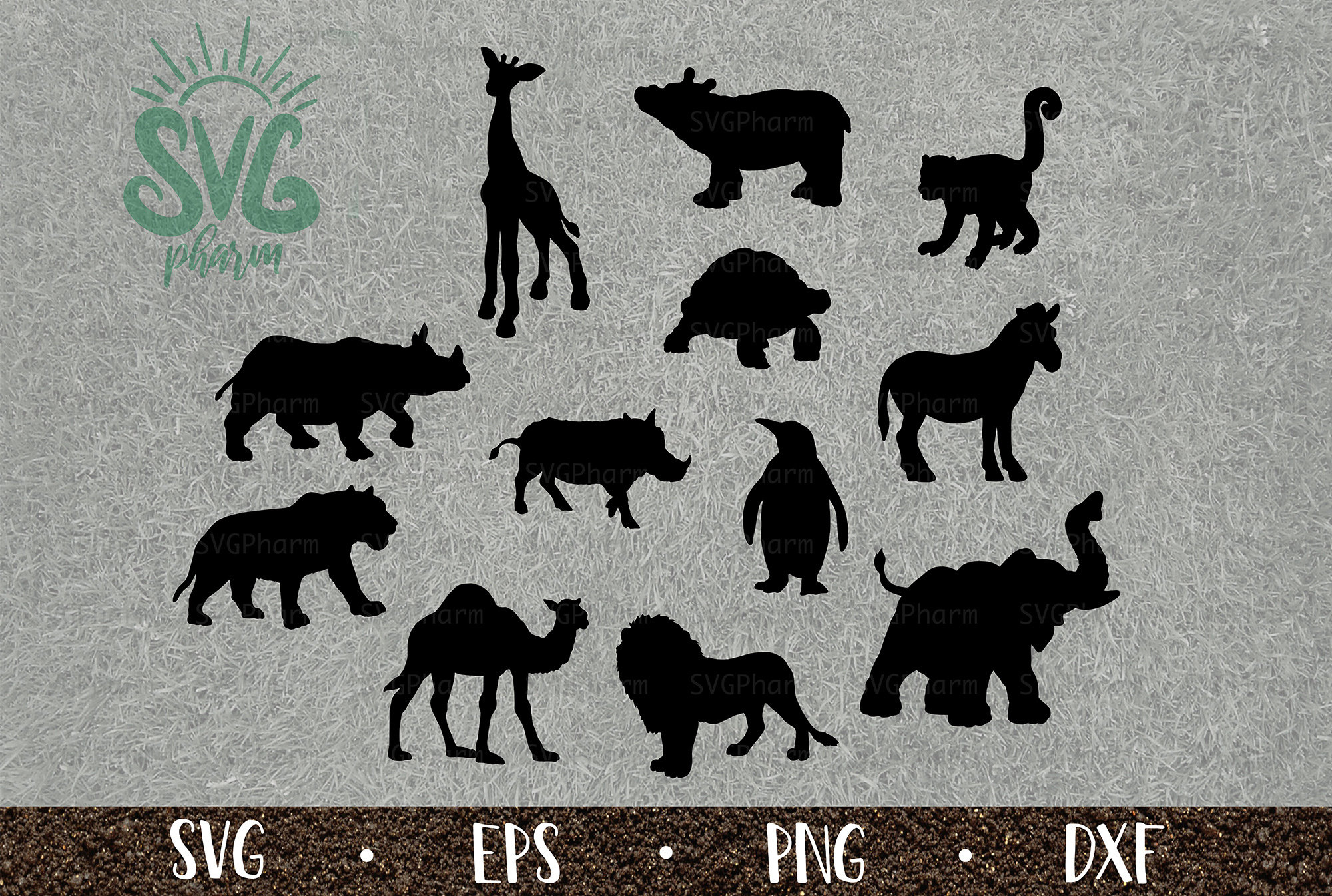 Zoo Animals SVG Bundle / Zoo Animals / Animals Bundle / Png DXF EPS ...