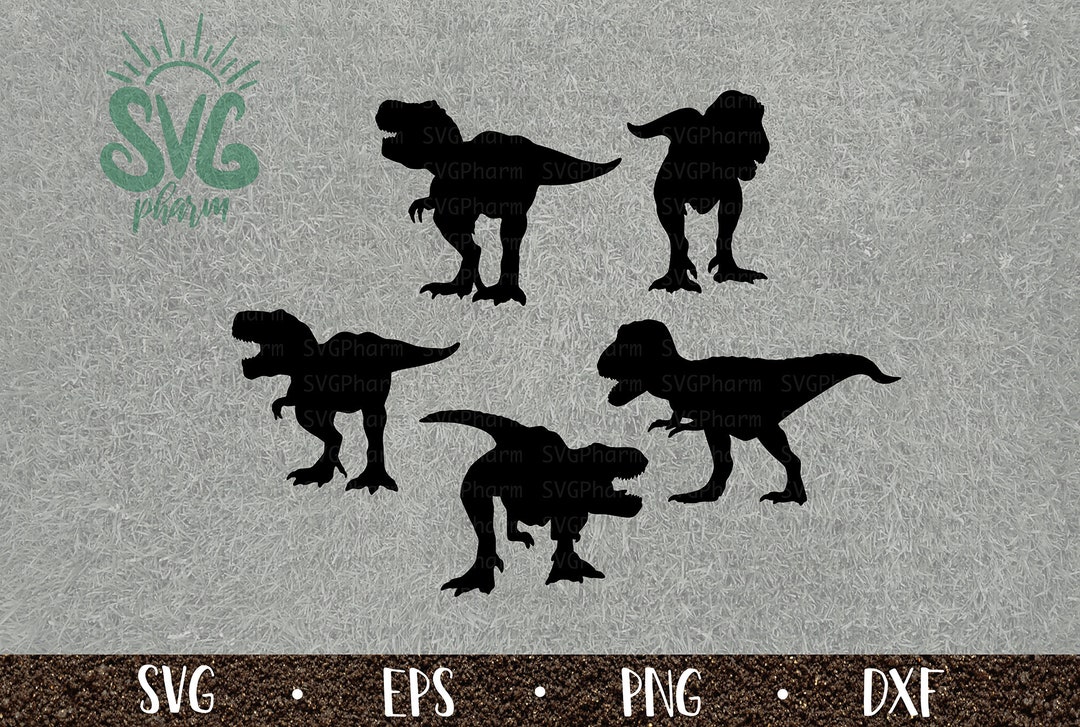 T-rex SVG Bundle / Tyrannosaurus Rex / Dinosaur Bundle / Kids Svg ...