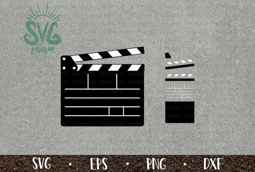 Clapperboard SVG / Layered Clapperboard / Movie Director/filming ...