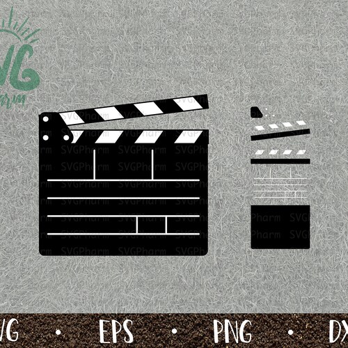 Clapperboard SVG / Layered Clapperboard / Movie - Etsy