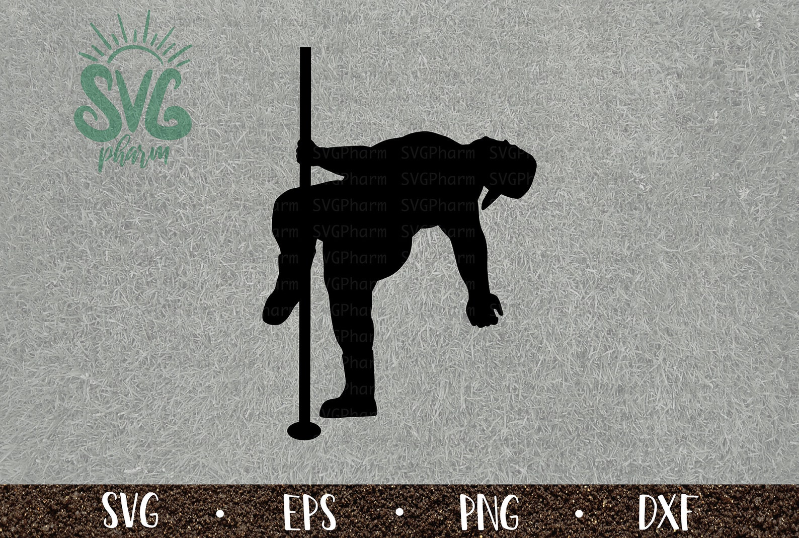 Men Dance for Biscuits and Gravy SVG / Man Pole Dancing Pose / Png DXF ...
