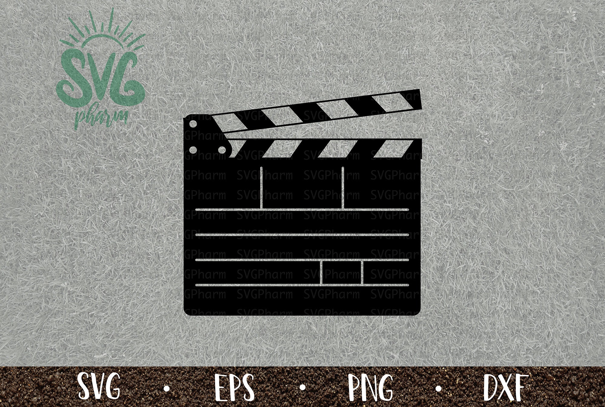 Clapperboard SVG / Clapperboard Decal / Movie Director/filming ...