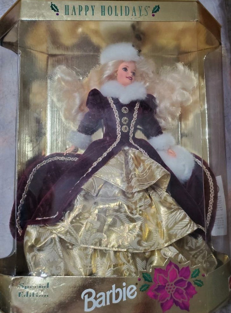 1996 Holiday Barbie - Etsy
