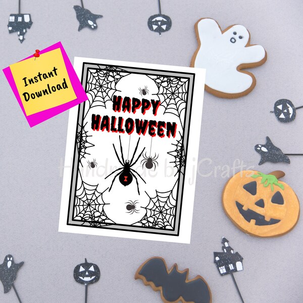 Popup Spider Card - Etsy