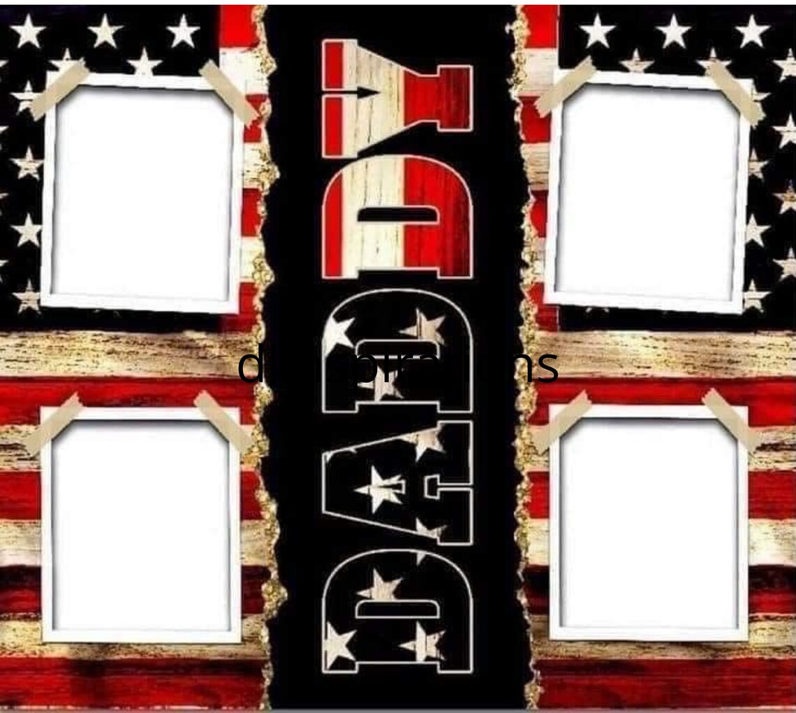 American Flag Best Dad Sublimation - Etsy