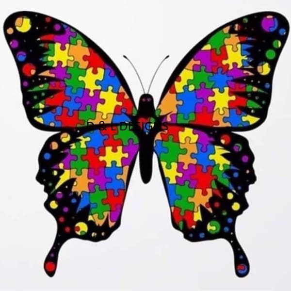 Autism Butterfly - Etsy