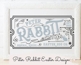 Peter Rabbit Svg - Etsy