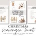 Christmas Scavenger Hunt, Christmas Printable Activities, Christmas ...
