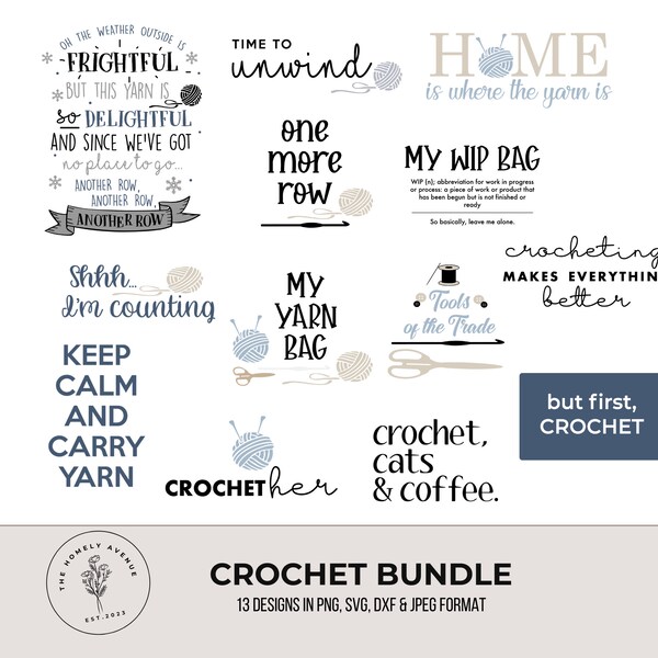 Crochet Svg - Etsy
