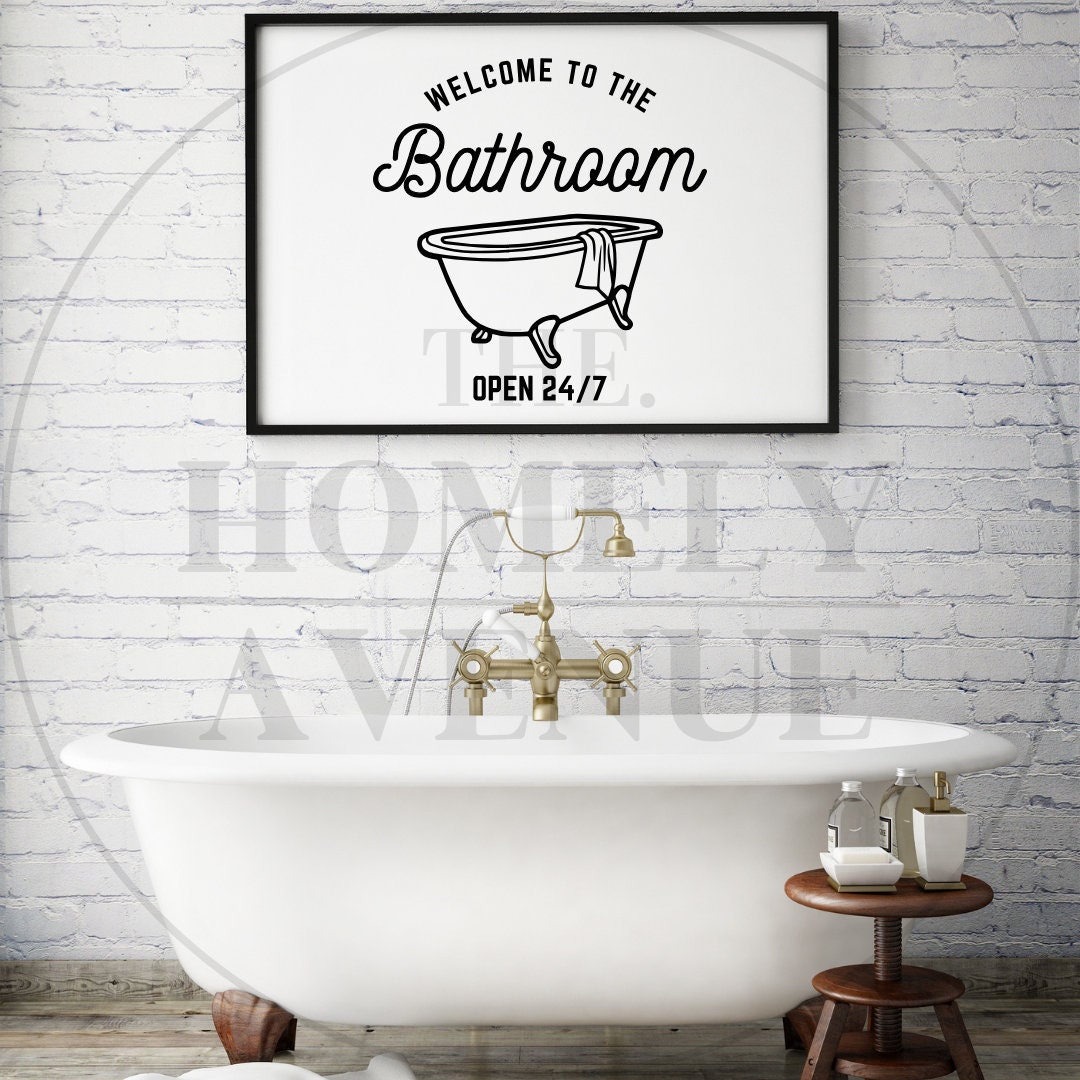 Bathroom Svg Files, Svg Cut File Bundle, Bathroom Cut Files, Svg Files ...