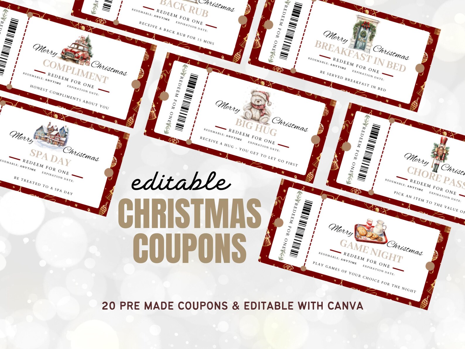 Christmas Coupons, Printable Christmas Games, Christmas Gift Ideas ...