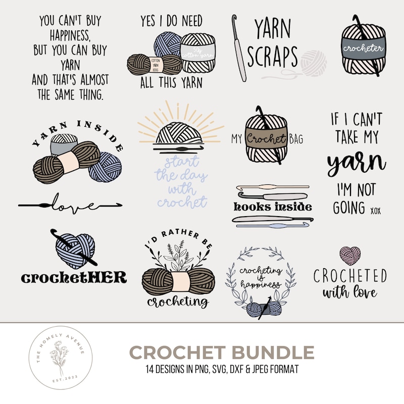 Crochet Svg - Etsy