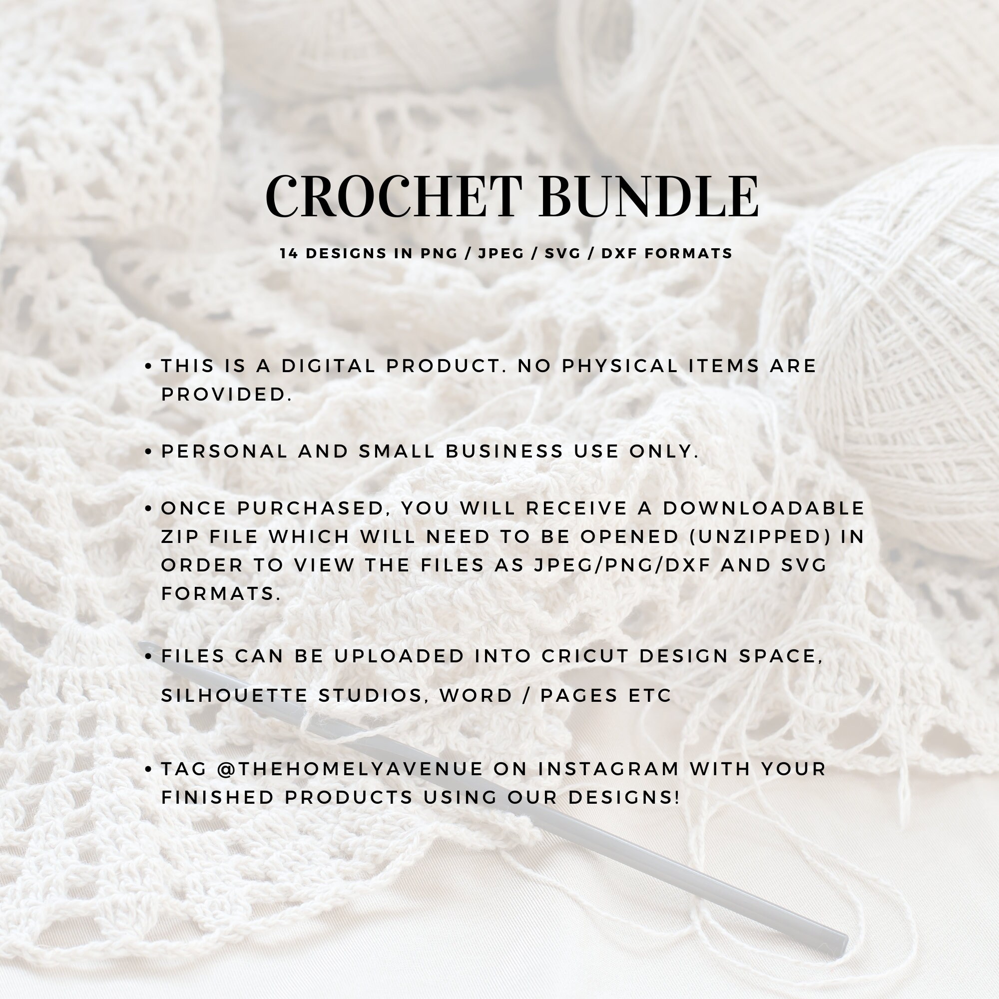 Crochet Svg Yarn Svg Crafting Svg Svgs Files for Cricut - Etsy