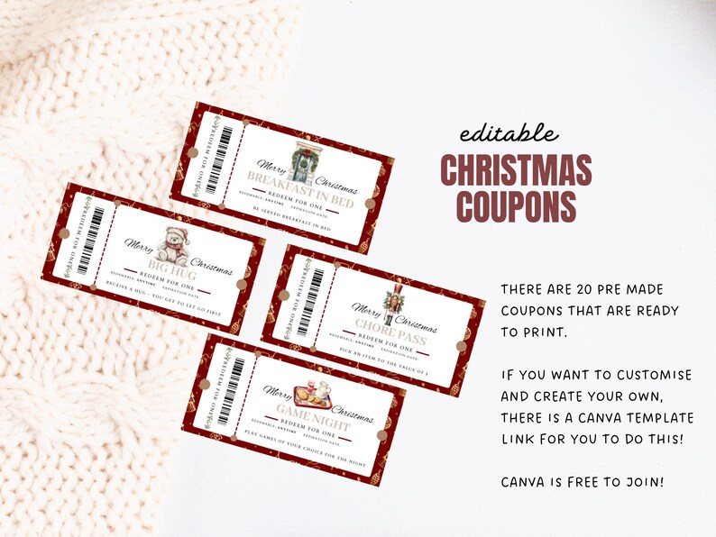 Christmas Coupons, Printable Christmas Games, Christmas Gift Ideas ...