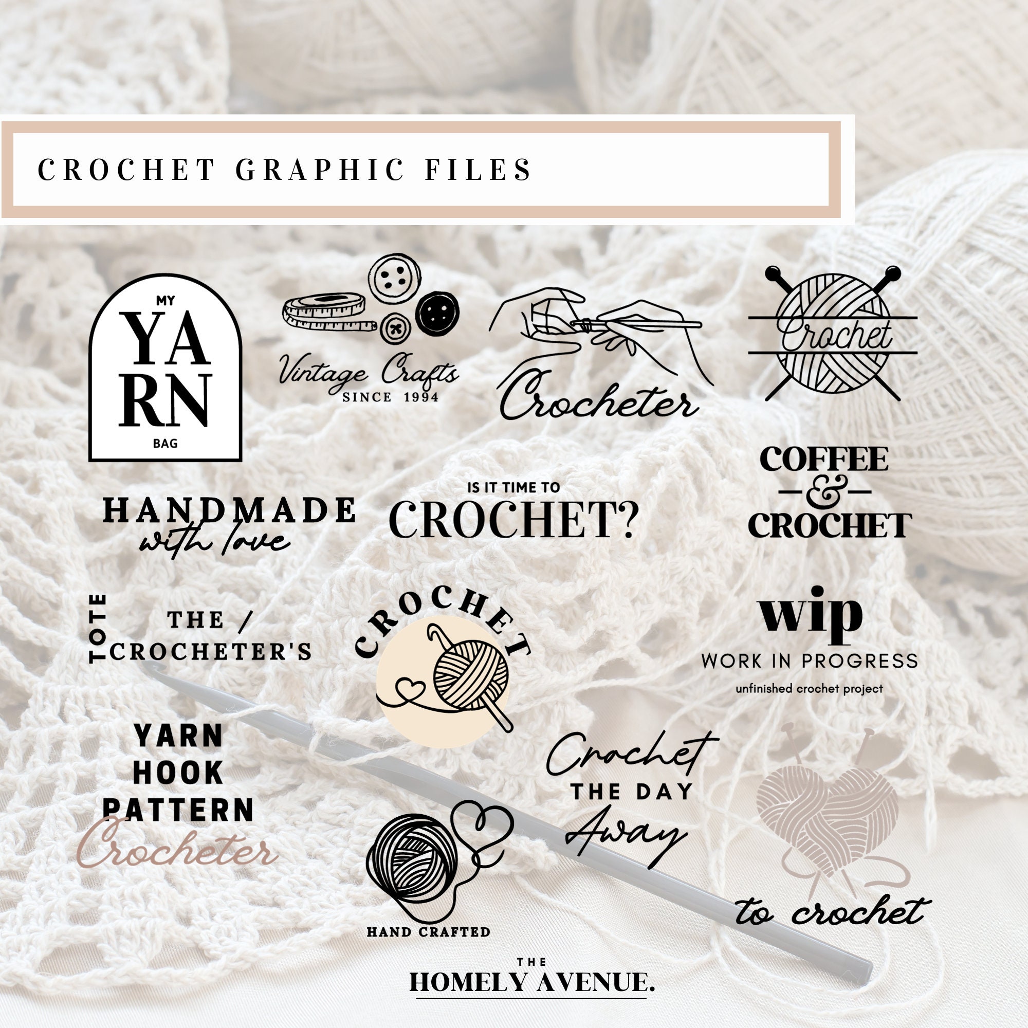 Crochet Svg, Yarn Svg, Crafting Svg, Svgs Files for Cricut, Cricut Cut ...