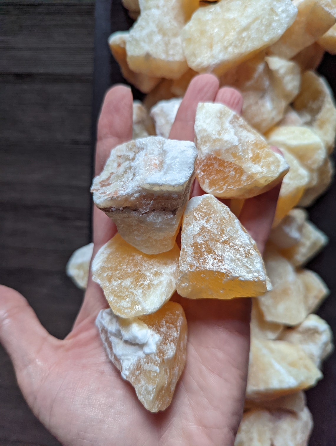 Natural Yellow Calcite, Mexico, Raw Yellow Calcite, Rough Yellow ...