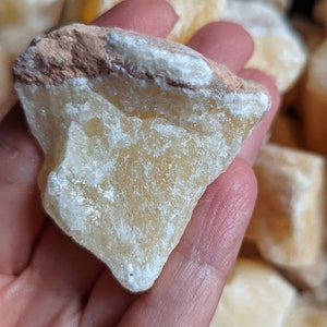 Natural Yellow Calcite, Mexico, Raw Yellow Calcite, Rough Yellow ...