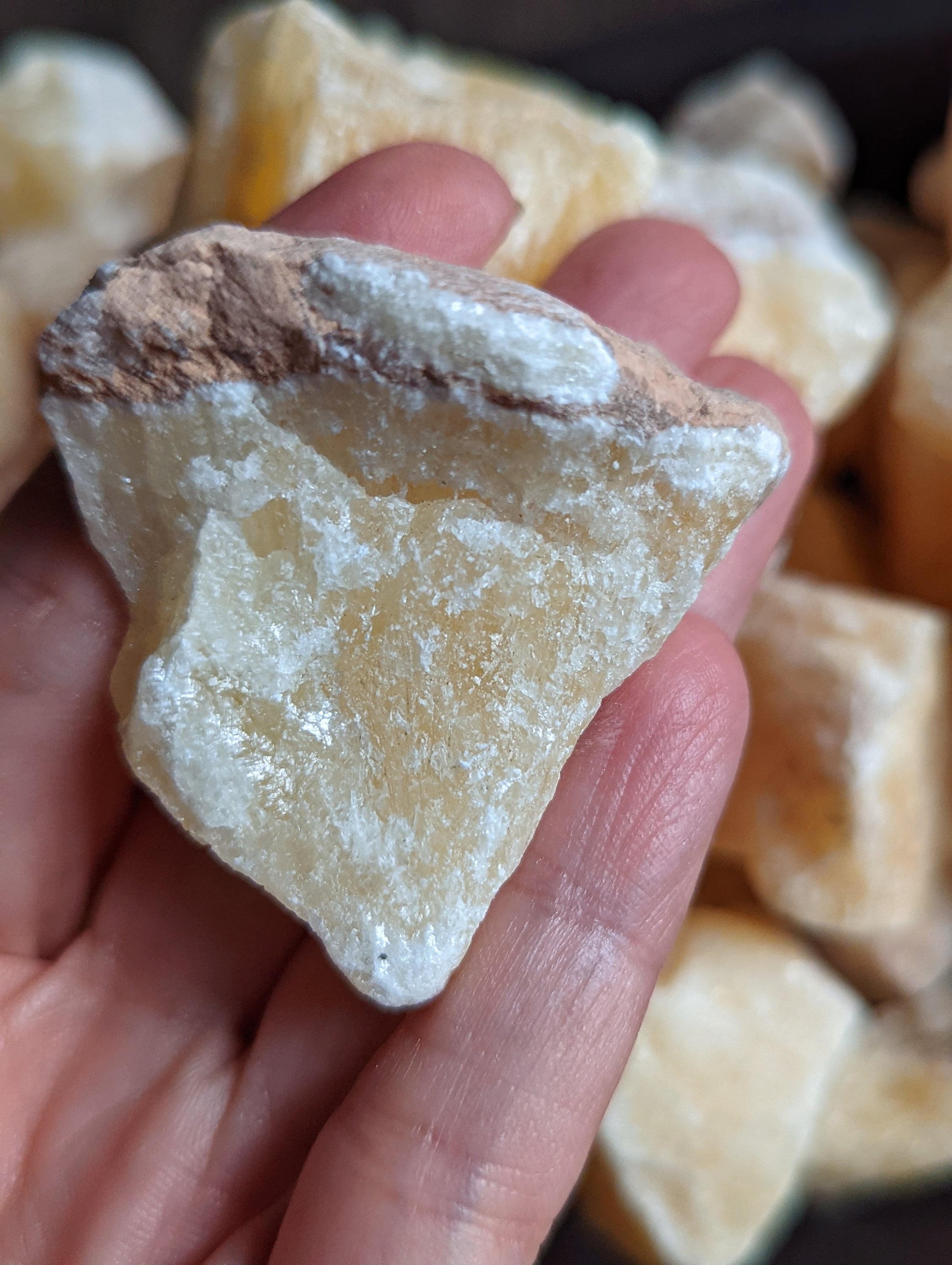 Natural Yellow Calcite, Mexico, Raw Yellow Calcite, Rough Yellow ...