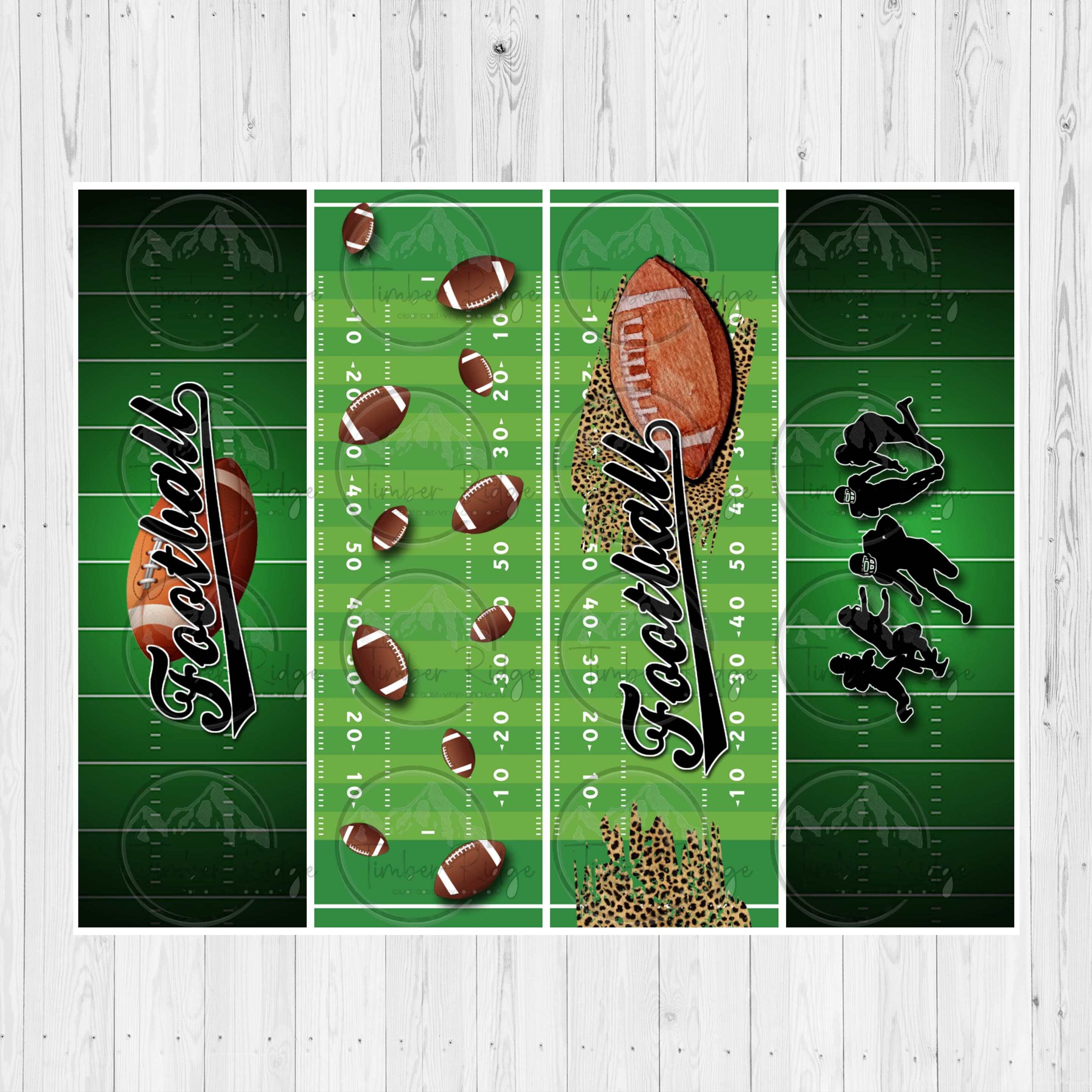 Football Pen Wrap Clear Cast Pen Wraps Sports Pen Wrap - Etsy