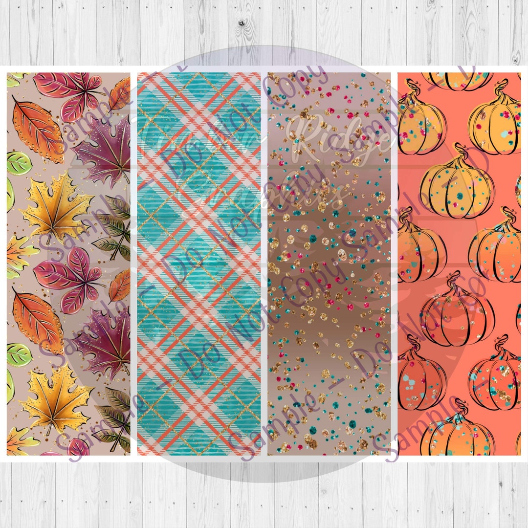 Fall Pen Wraps Printed Pen Wraps Clear Cast Pen Wraps Epoxy Pen Wrap ...