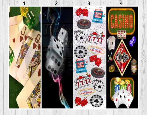 Casino Pen Wrap Clear Cast Pen Wraps Playing Card Pen | Etsy