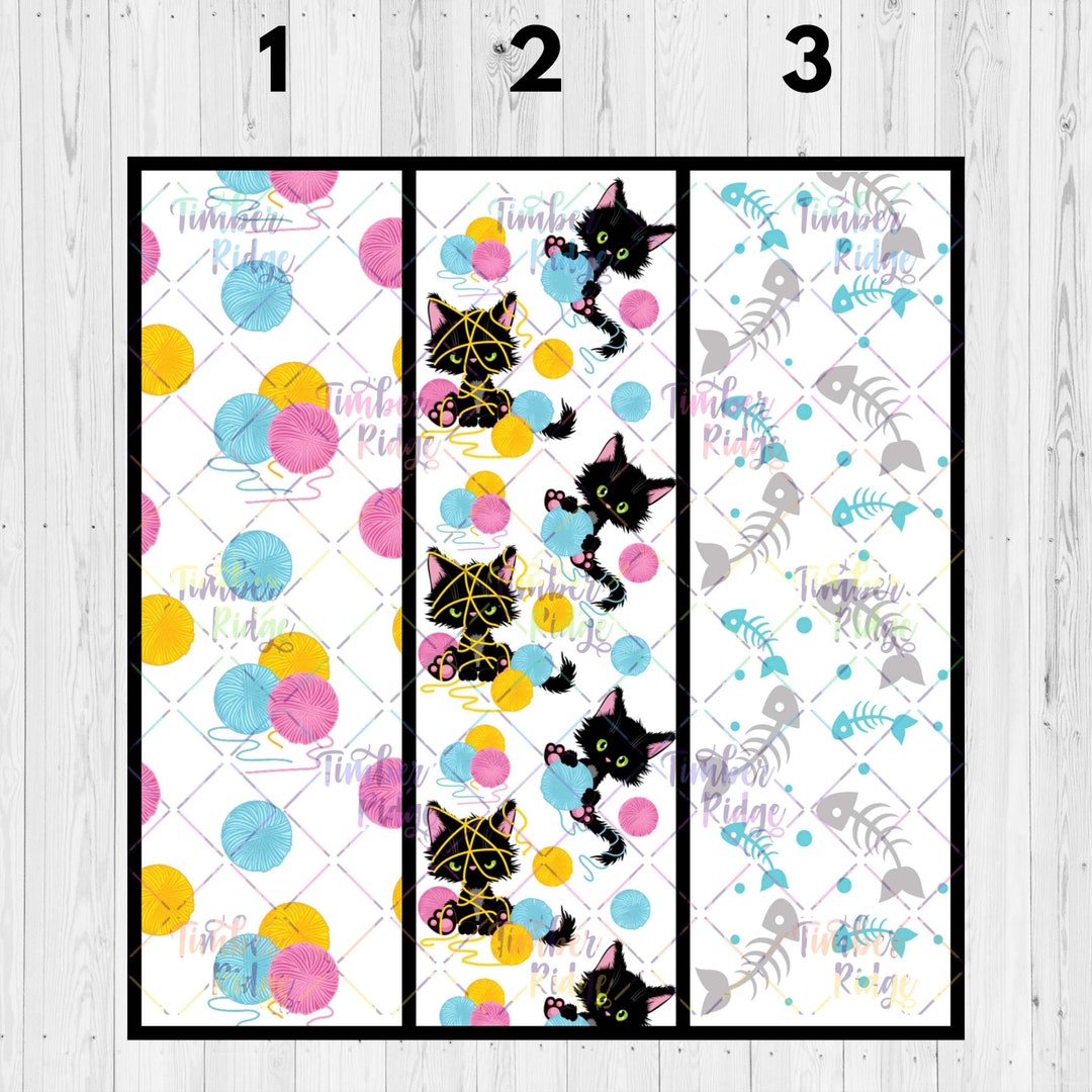 Clear Cast Pen Wraps Cat Pen Wraps Cat Toys Pen Wraps Epoxy Pen Wrap ...