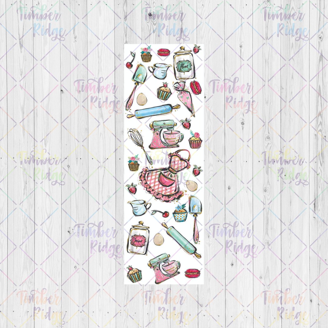 UV DTF Bakery Pen Wraps - Cooking Pen Wrap - Epoxy Pen Wrap Set ...