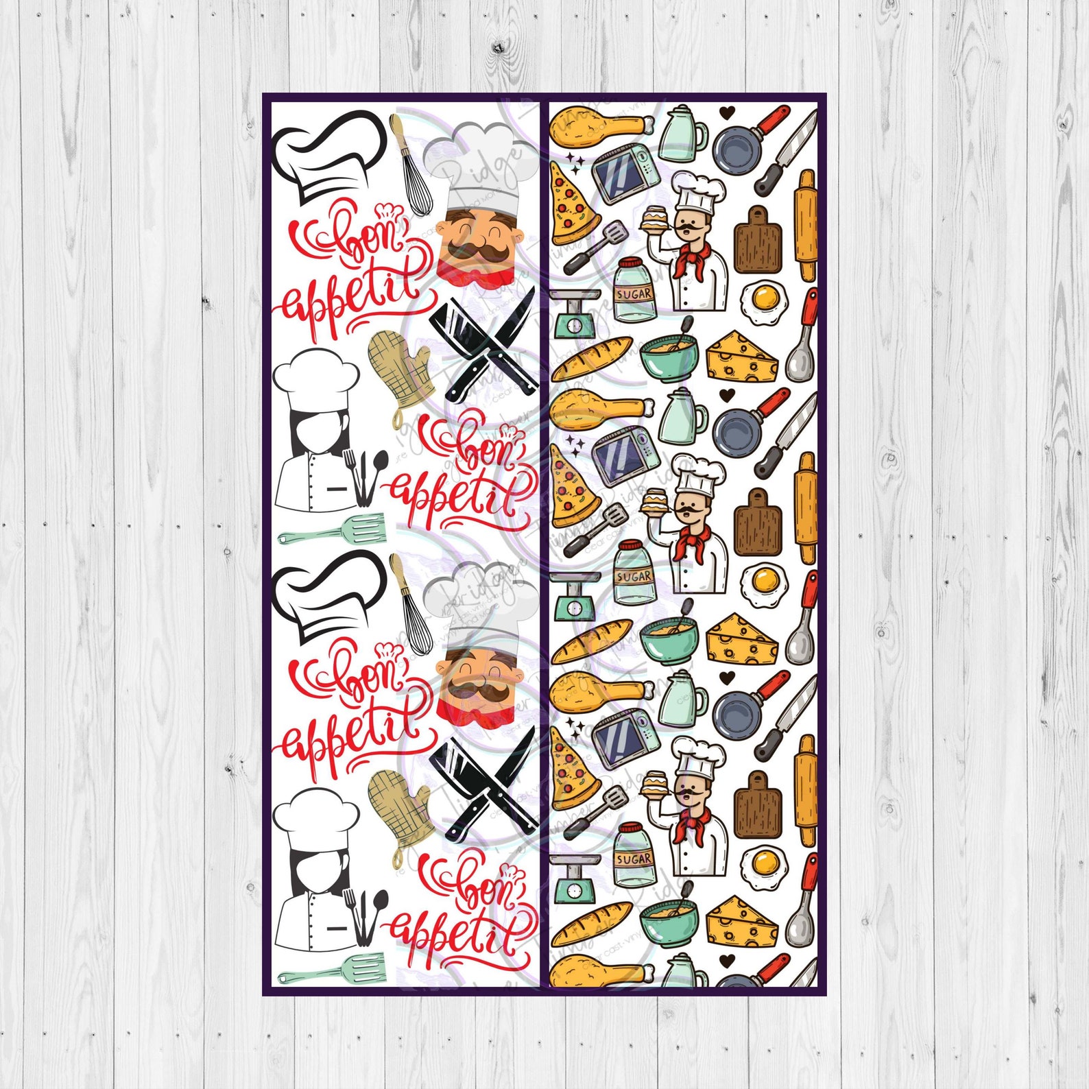 Clear Cast Pen Wraps Chef Life Pen Wrap Chef Pen Wrap - Etsy